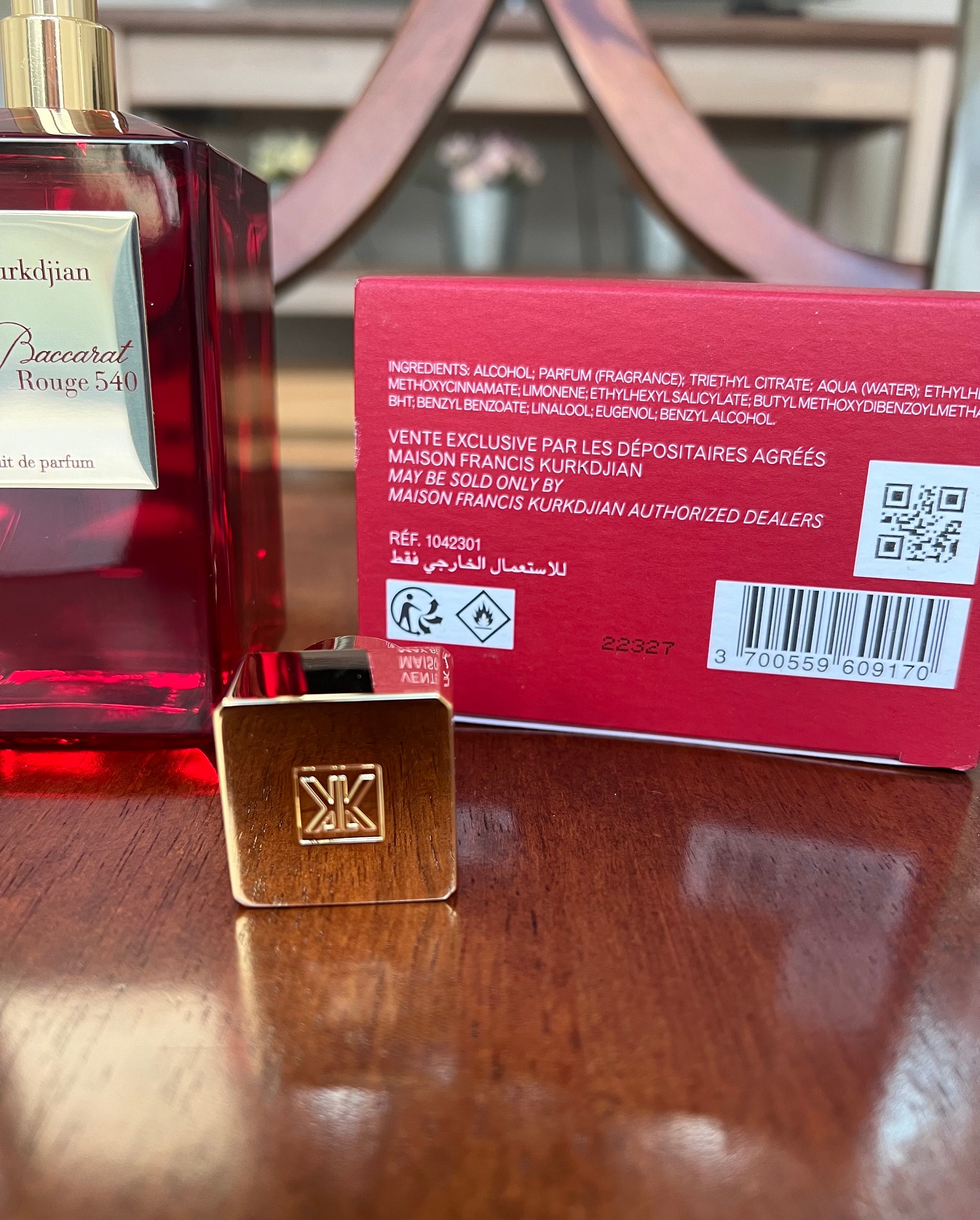Baccarat Rouge 540 Perfume Sample Almond, Saffron, Jasmine, Woody ...