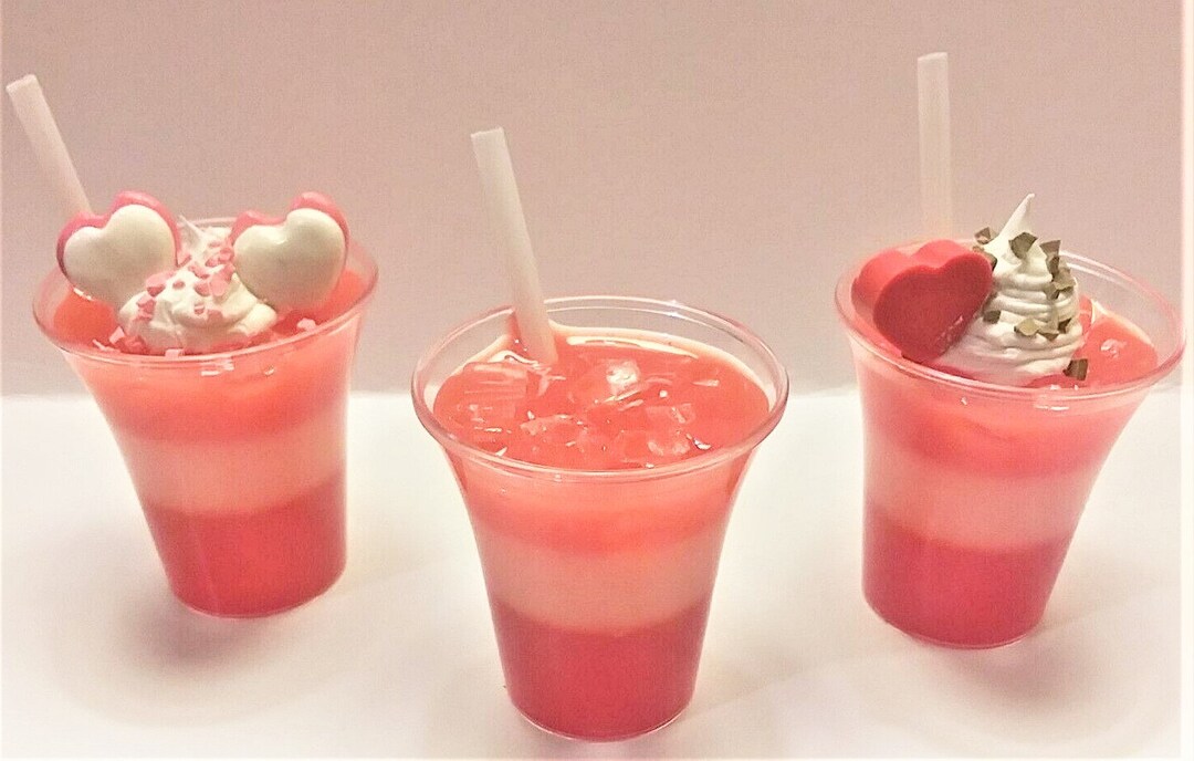 1/3 Scale Valentines Day Doll Drinks Miniature Toy Drinks Photography ...