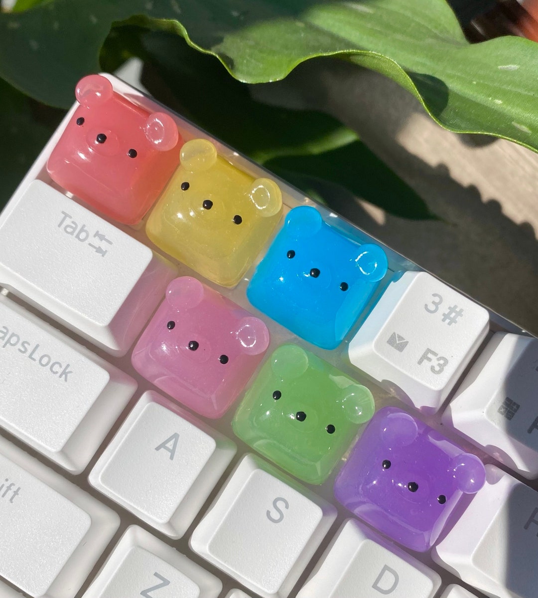Gummy Bear Keycap Handmade Artisan Keycaps - Etsy
