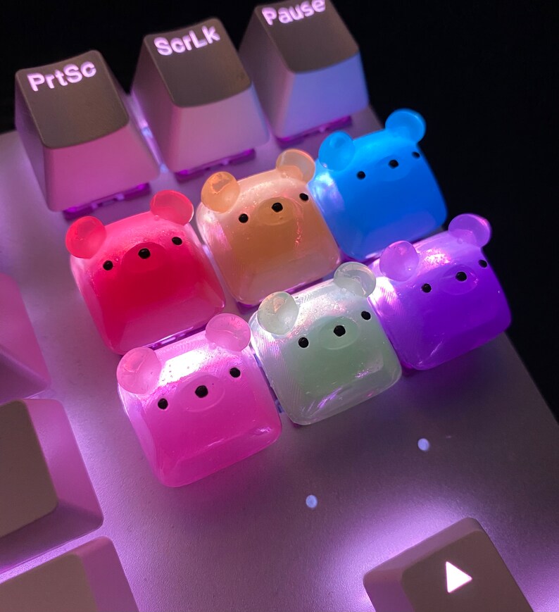 Gummy Bear Keycap Handmade Artisan Keycaps - Etsy