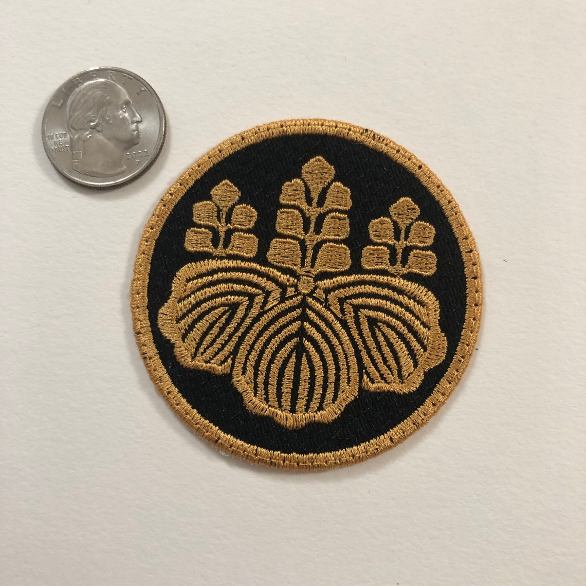 2.5 Samurai Crests set of 3 Nobunaga Oda, Hideyoshi Toyotomi, Ieyasu ...