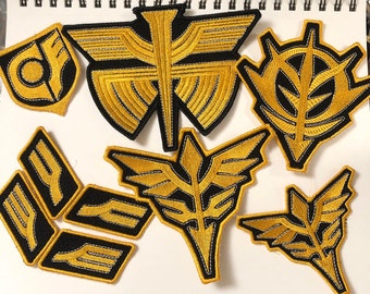 Gundam on Patch gundam Patches Cartoon Patches Iron on - Etsy