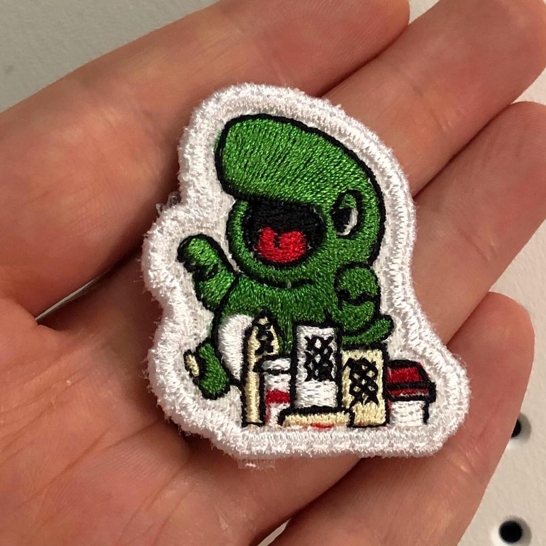Cute Kaiju Tiny Embroidered Patch - Etsy