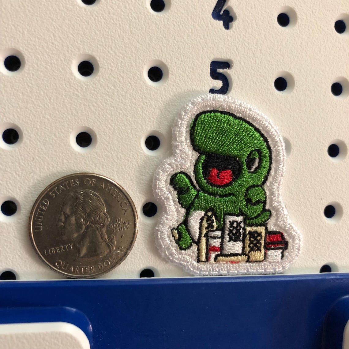 Cute Kaiju Tiny Embroidered Patch - Etsy