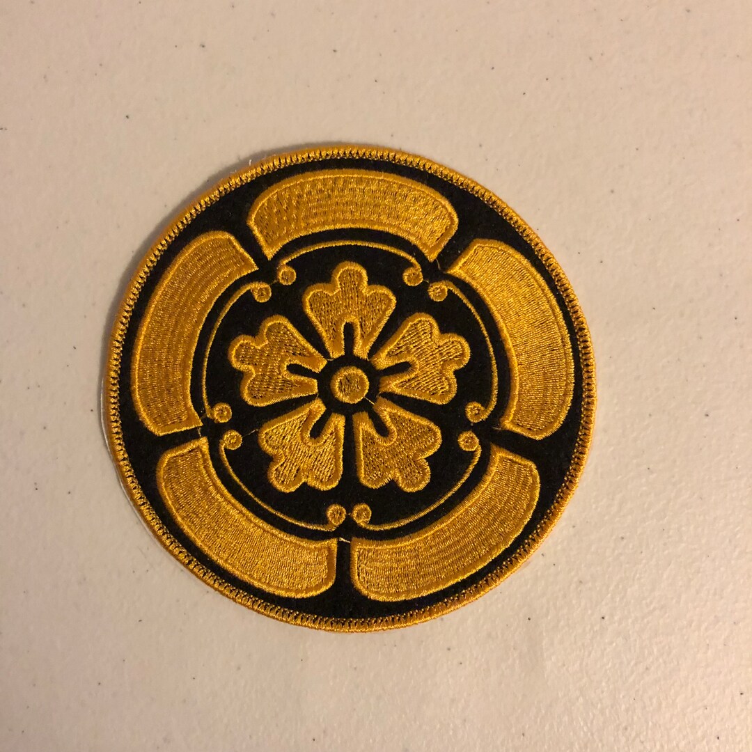 Nobunaga Oda Samurai Clan Crest Large Iron on Embroidered - Etsy