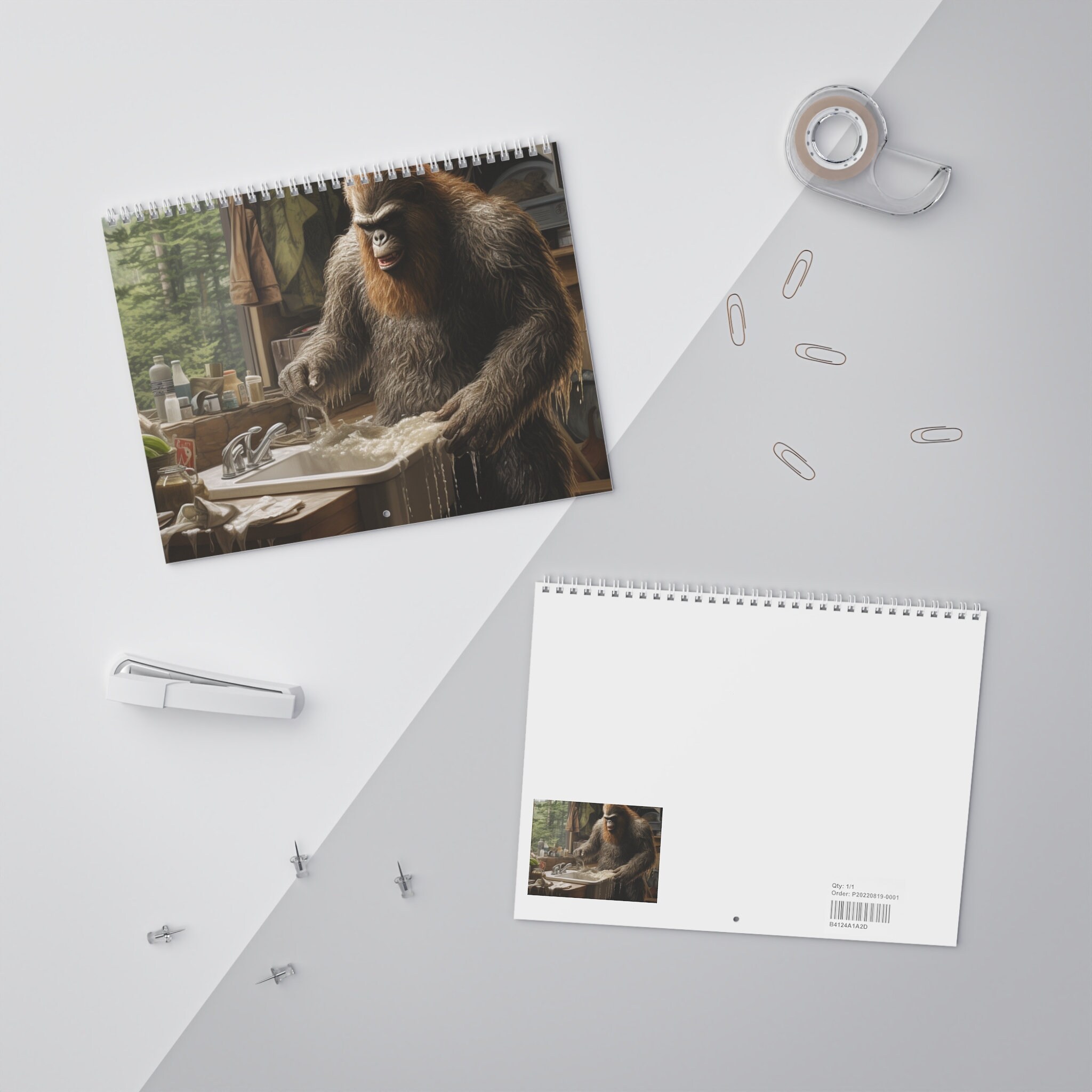 Bigfoot Calendar (2024) - Etsy