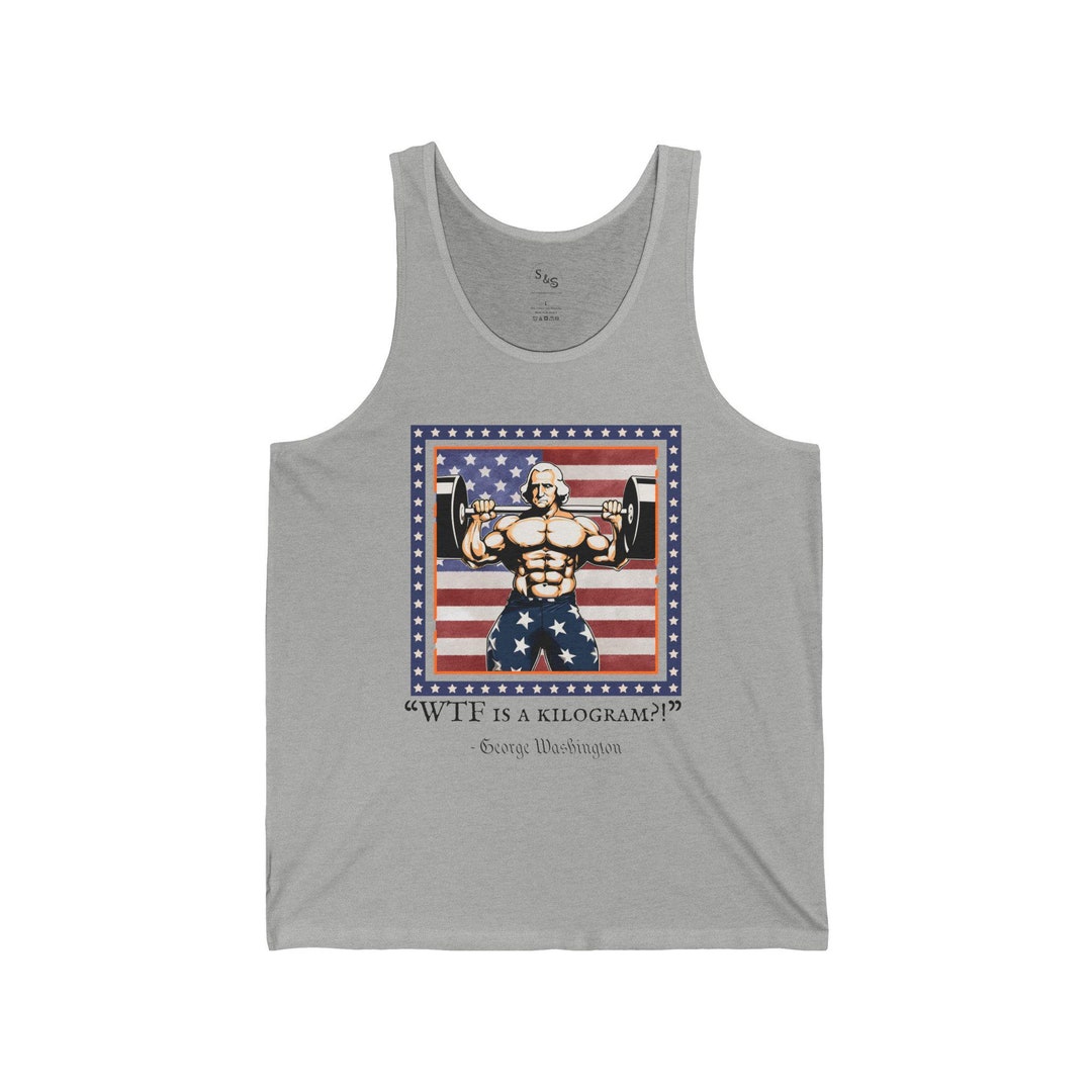 WTF is a Kilogram? - George Washington (tank Top) - Etsy