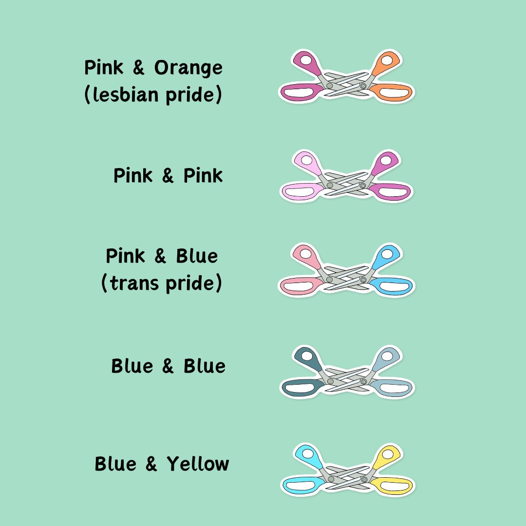 Scissoring Stickers WLW Gift Lesbian Pride Art Gay Pride - Etsy