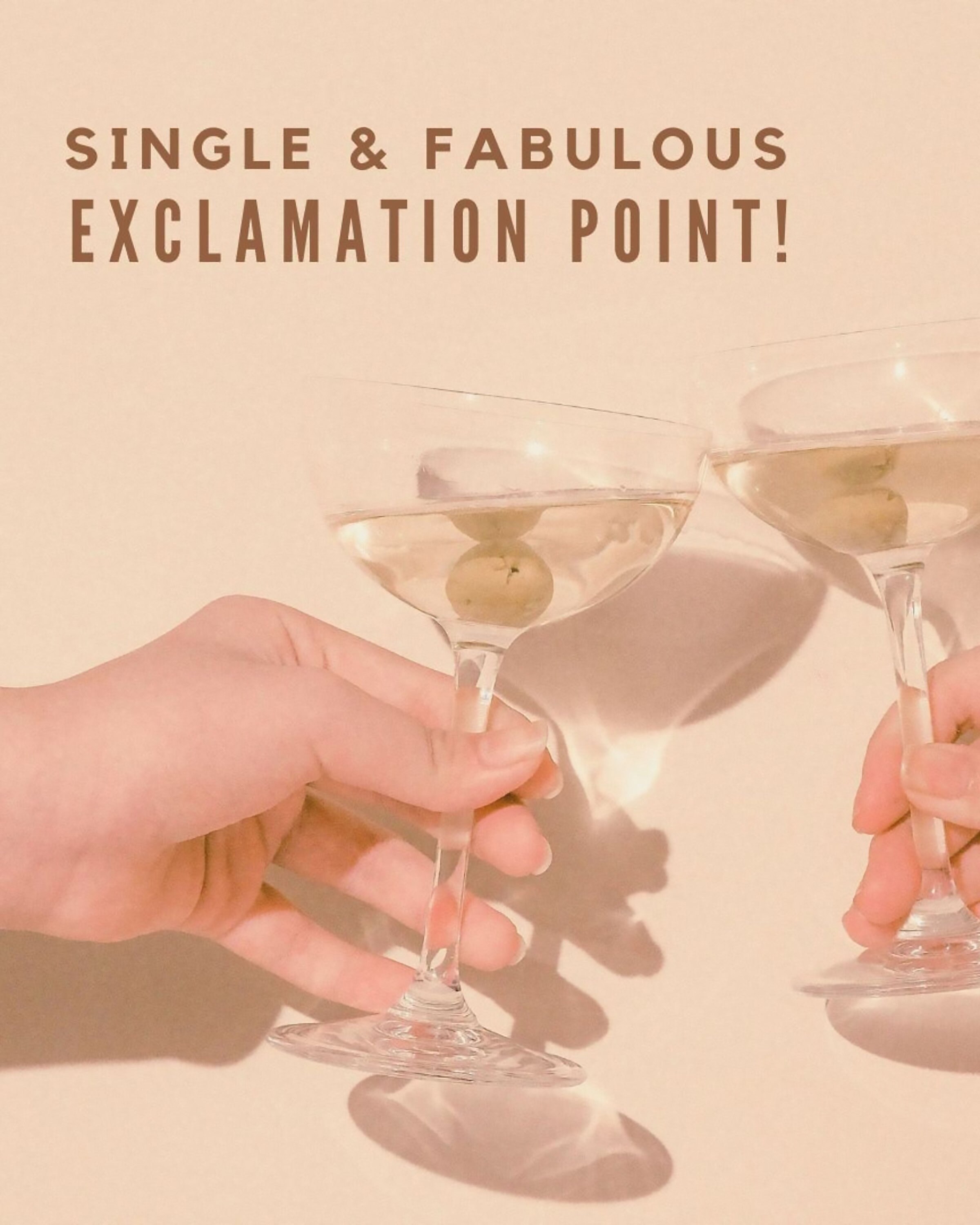 Single and Fabulous Exclamation Point - Etsy