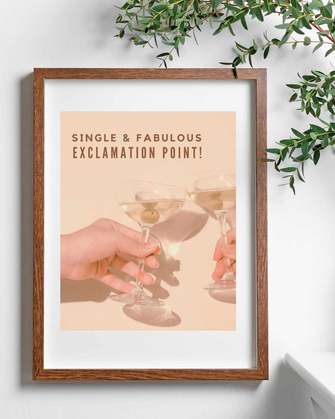 Single and Fabulous Exclamation Point - Etsy