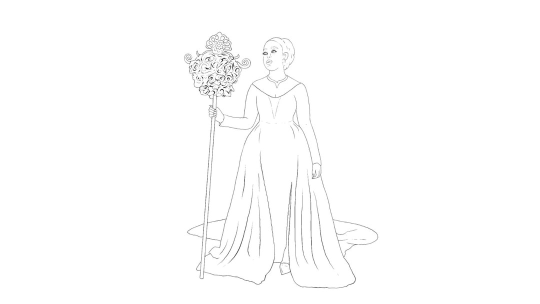 Printable Coloring Page, Instant Download, Adult Coloring, Fashion ...