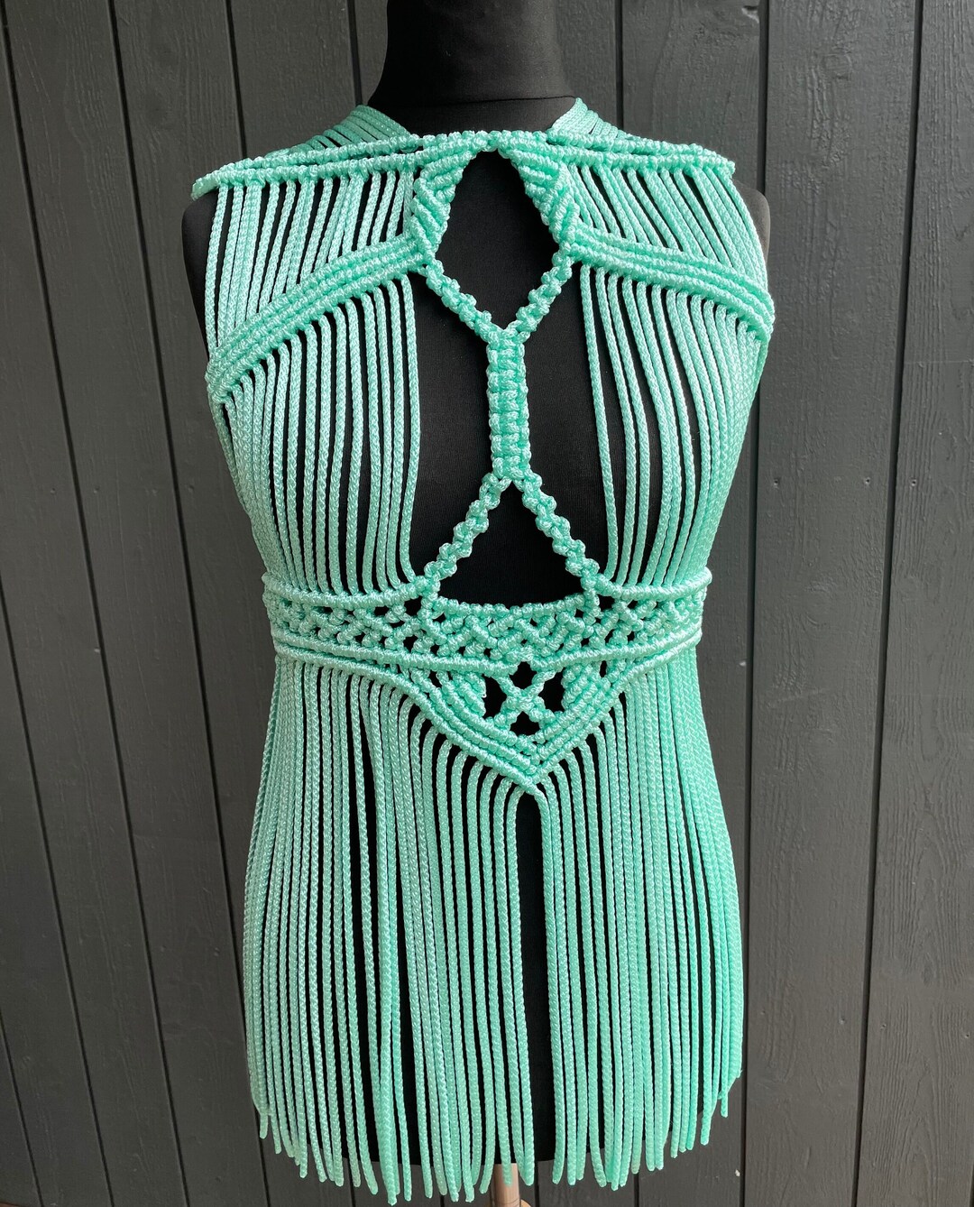 Macrame Pastel Color Top, Festival Top, Party Style Clothing, Beach ...