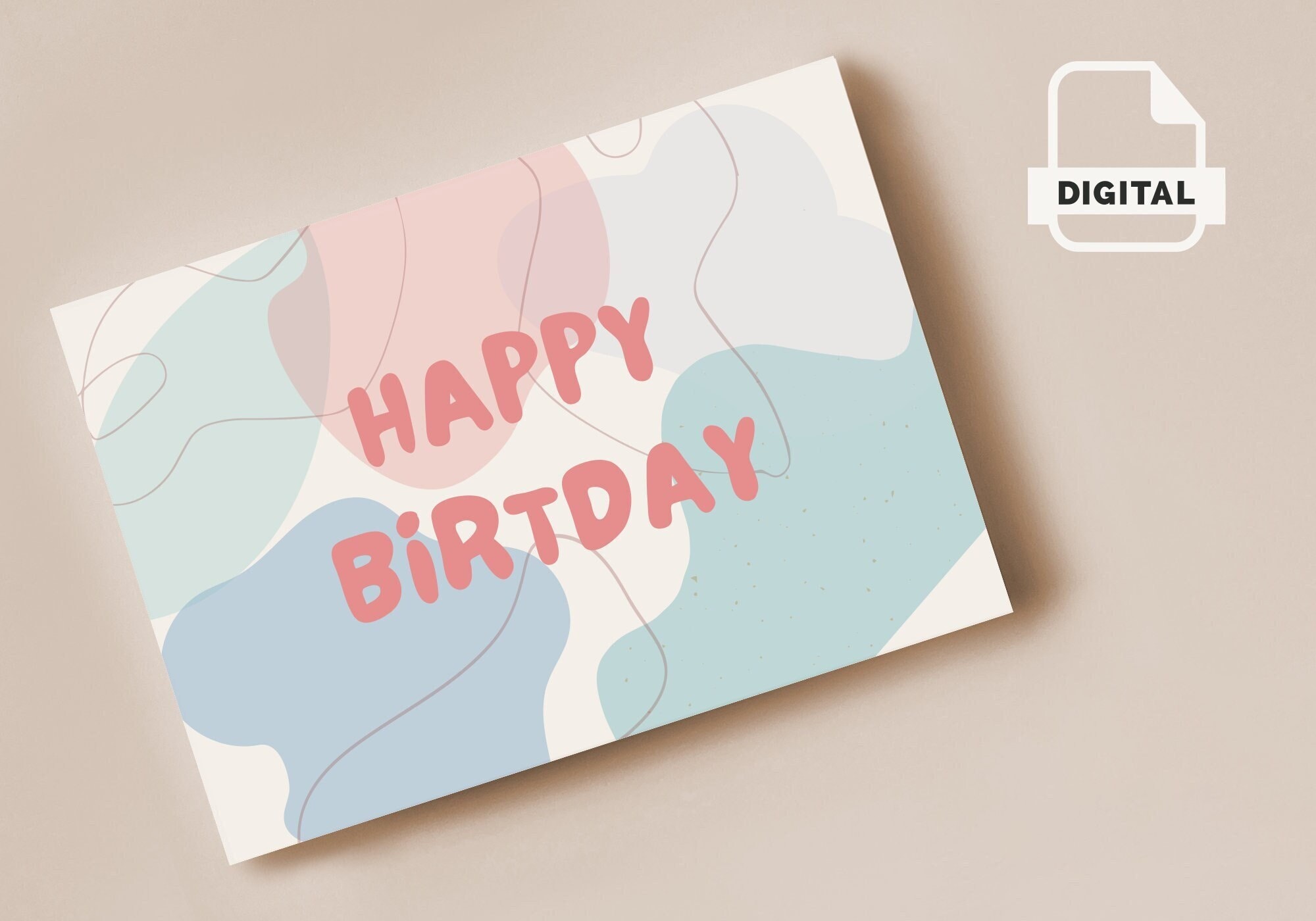 Printable Birthday Card Birthday Card to Print Happy Birthday ...