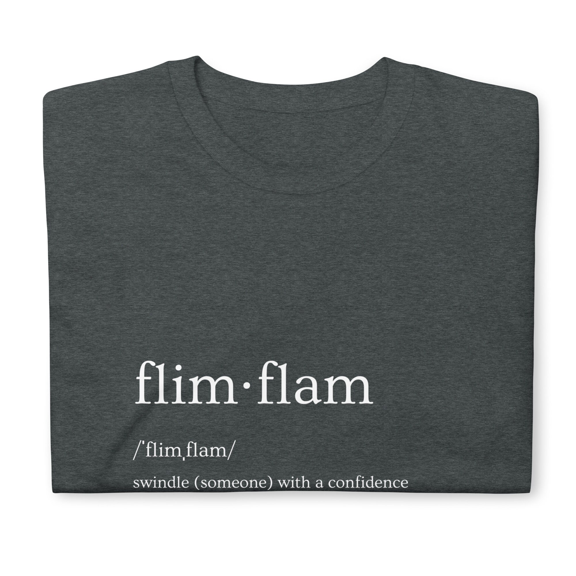 Flim Flam Definition T-shirt - Etsy
