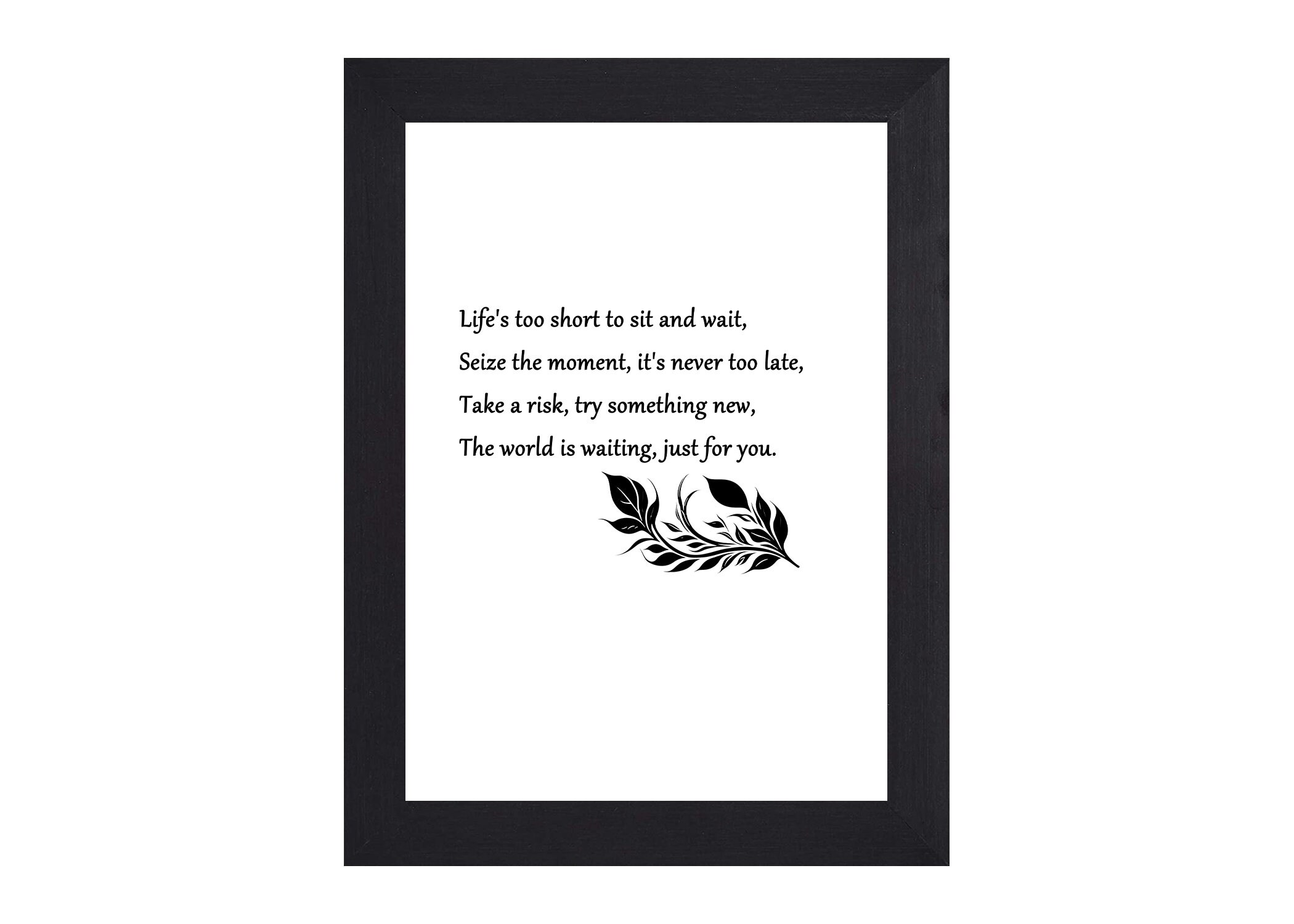 Life Poem, Life is Too Short Poem, Printed Posted *no Frame Included ...