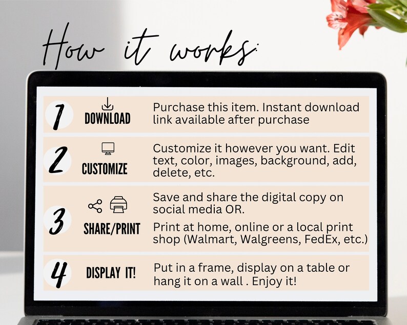 Editable PROM 2024 Photo Collage Poster TEMPLATE 21-picture DIY ...