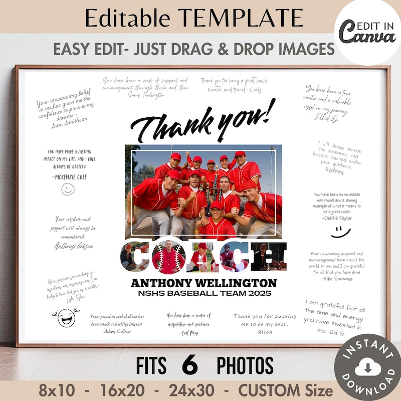 Baseball Collage Mat - Etsy