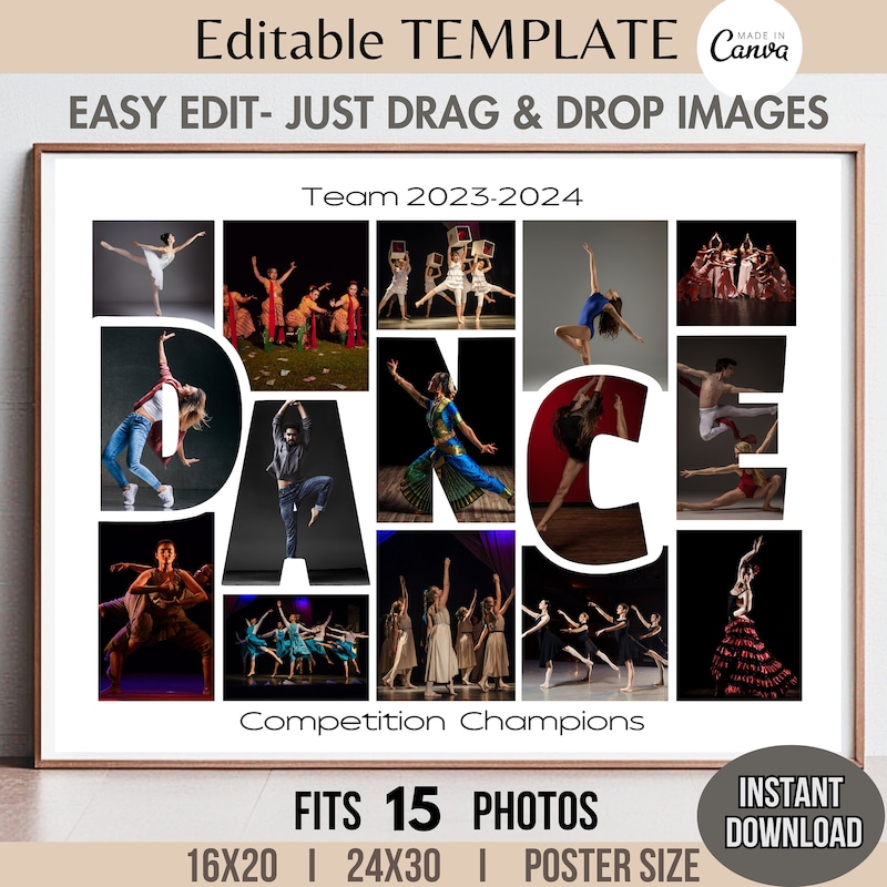 Dance Recital Card - Etsy