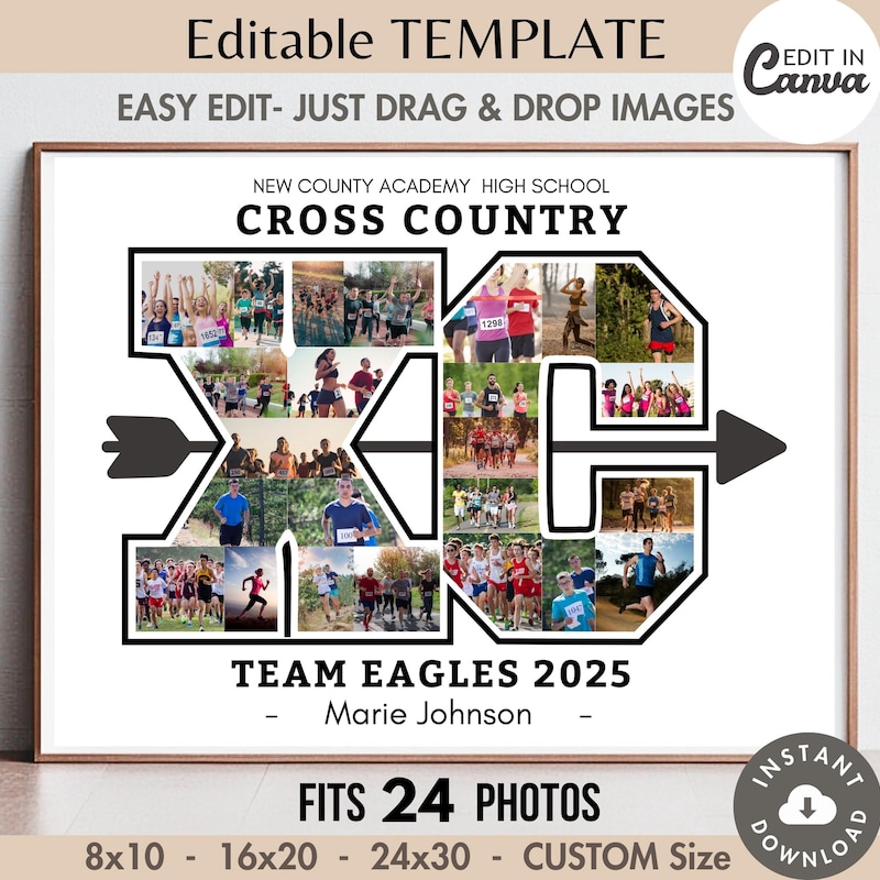 Xc Template Photo Senior - Etsy