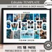 Editable SWIMMING Word Photo Collage TEMPLATE Printable Sports Team ...
