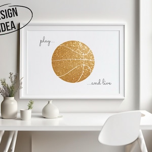 BASKETBALL Photo Frame TEMPLATE Sports Design Team Poster Banner Sign ...