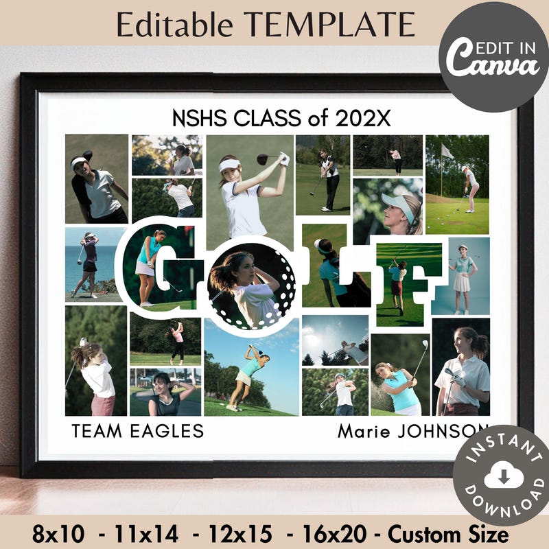 Golf Collage Posters - Etsy