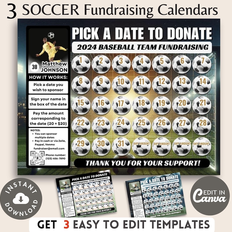 Soccer A4 Printable - Etsy