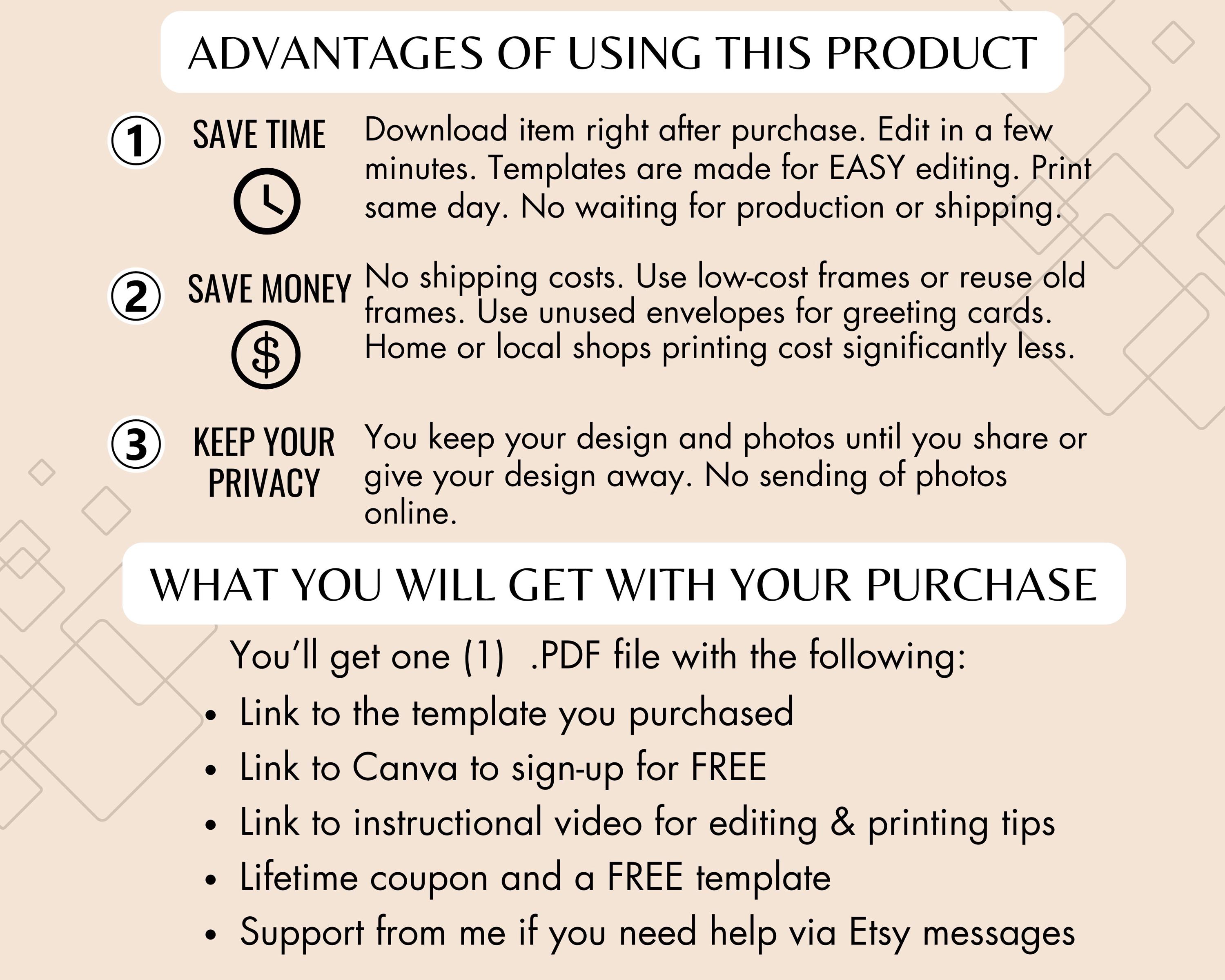 Editable CLASS of 2025 Photo Collage Poster TEMPLATE Customizable 19 ...
