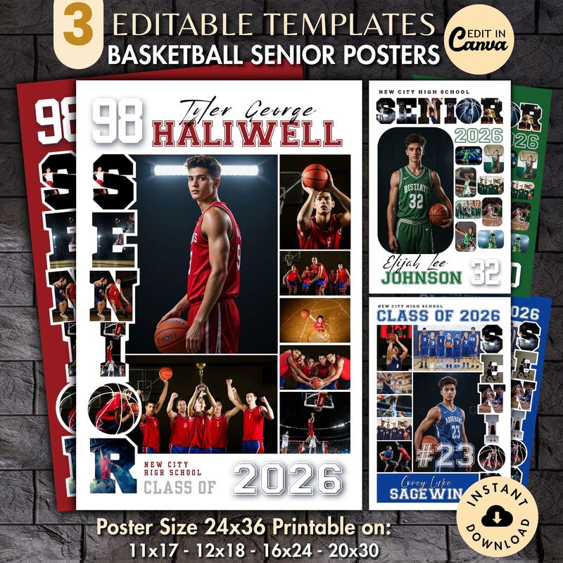 Basketball Senior Night Posters - Etsy