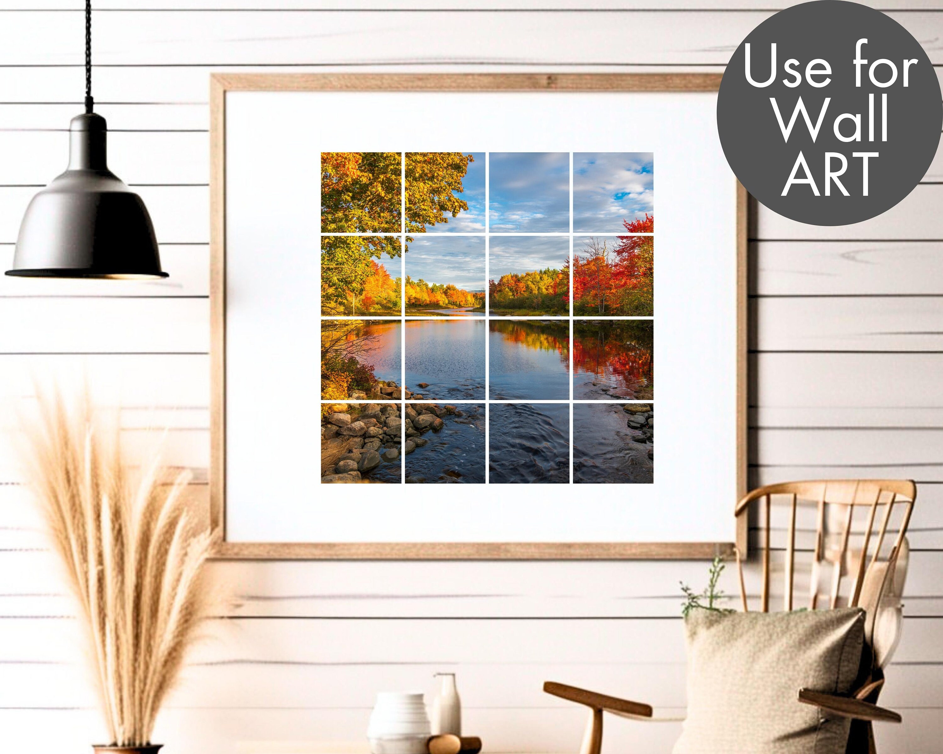 3pcs SQUARE Grid Frame Canva Template Fits 1 Image Each for Wall Art Journal Book Cover Photo ...