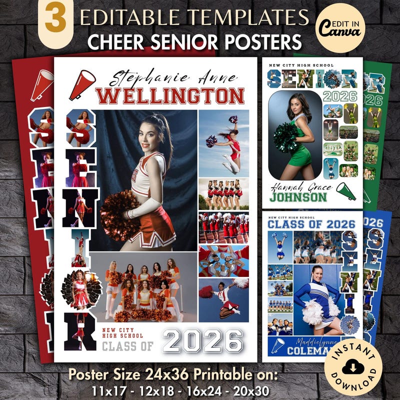 Cheer Senior Display - Etsy