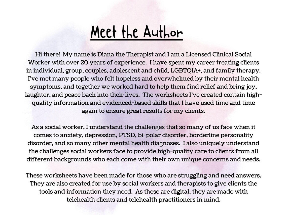 Practicing Compassionate Self-talk Worksheet - Digital - Printable ...