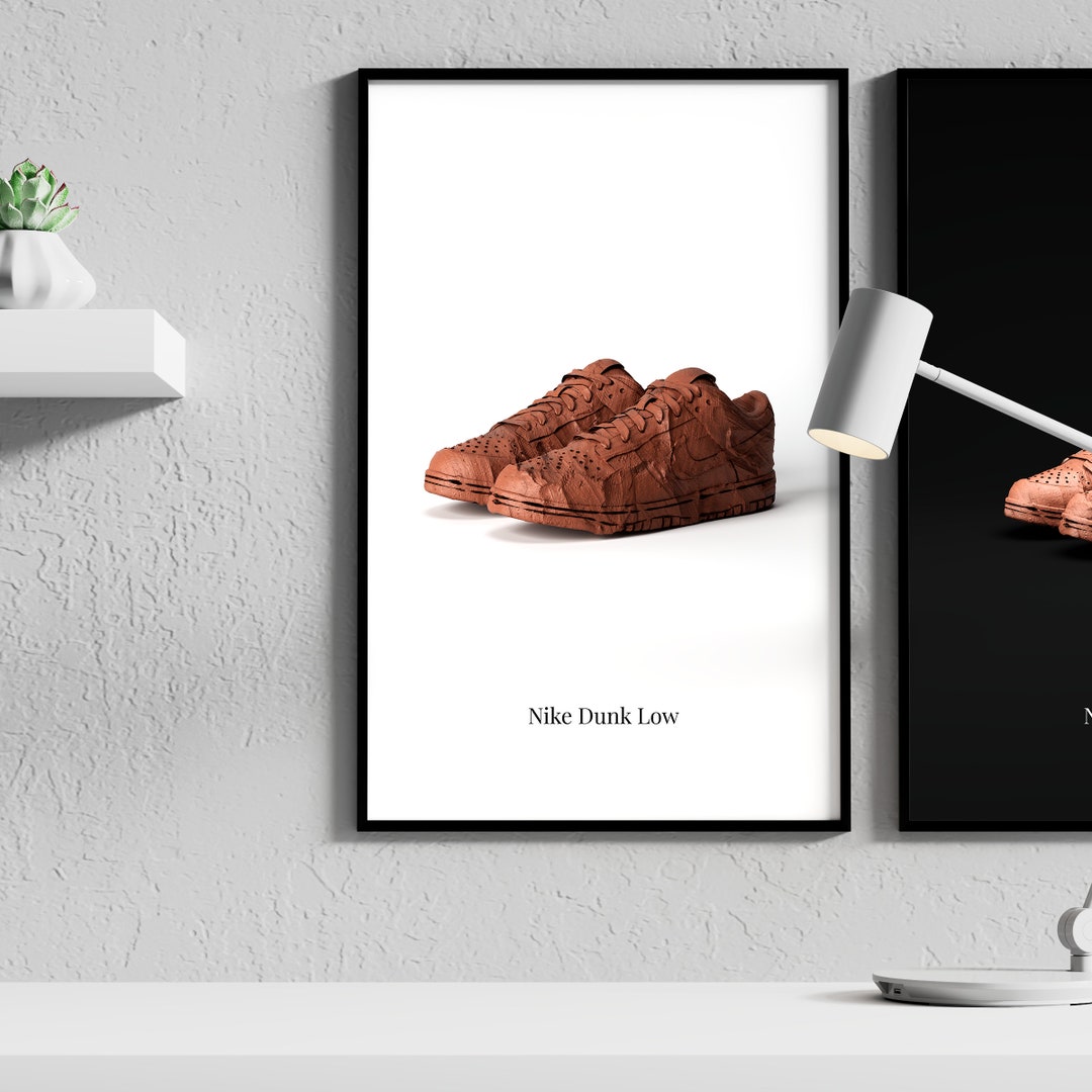 Nike DIGITAL PRINT, Nike Poster, Shoehead Print, Nike Dunk Low, Dunk ...