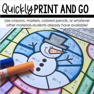 Winter Math Activities - Etsy