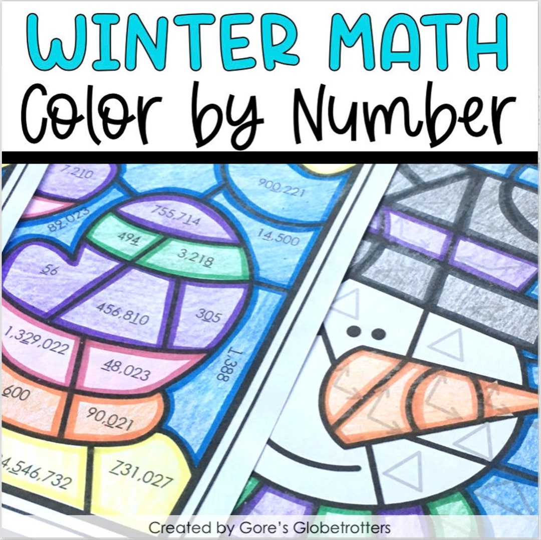 Winter Math Activities - Etsy