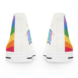Rainbow Pride Women's High Top Sneakers - Etsy