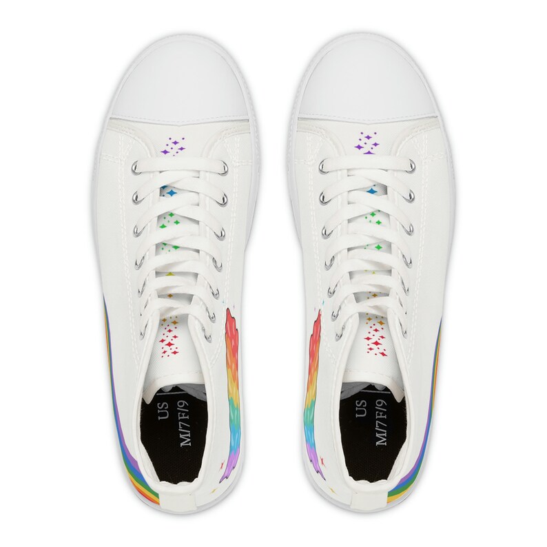 Rainbow Pride Women's High Top Sneakers - Etsy