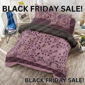 Bella's Bedding (twin, Full, Queen) Twilight Reddish-purple Plant ...