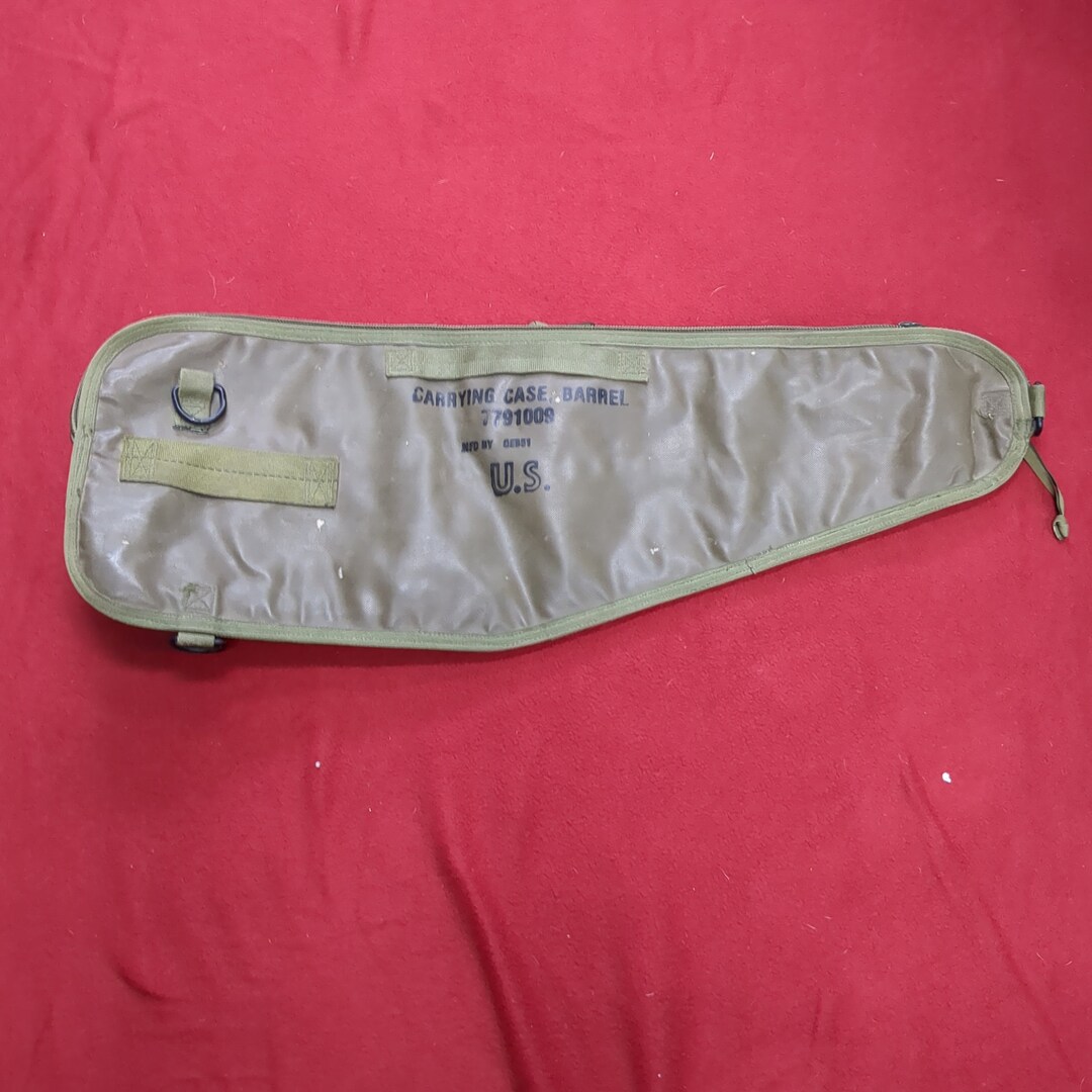US Army Carrying Case Spare Barrel Bag Nylon Vinyl Water Resistant gsk1 ...