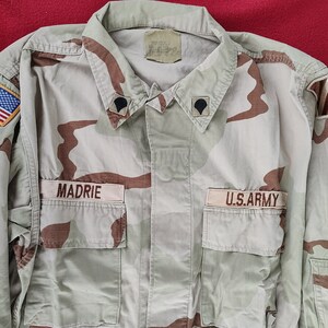 US Army DCU Desert Camo Blouse Size Medium Regular 08s21 - Etsy