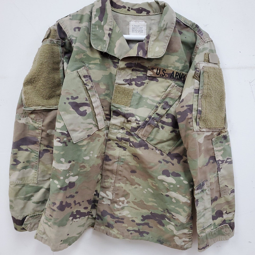 33 Regular Female Traditional OCP Uniform Top Jacket US Army Air Force ...