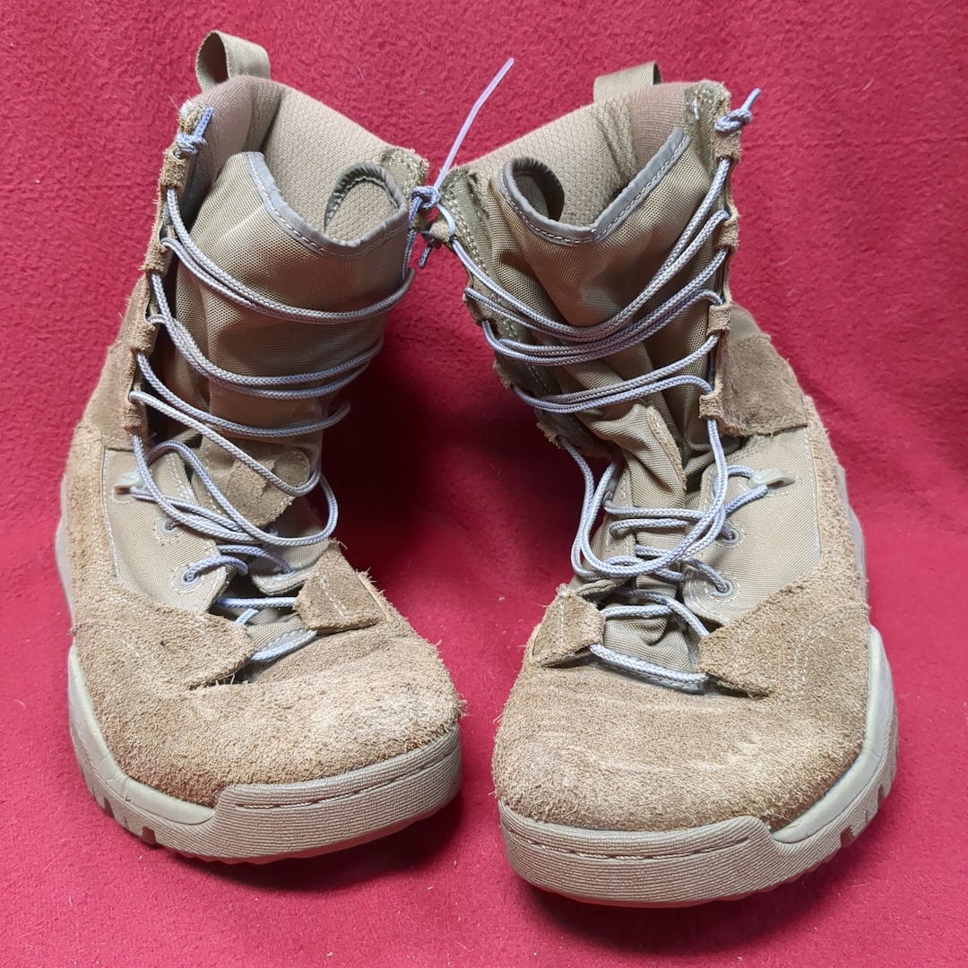 US Army Hot Weather Nike Combat Boots Desert Sand Size 7 cb2-may100 - Etsy