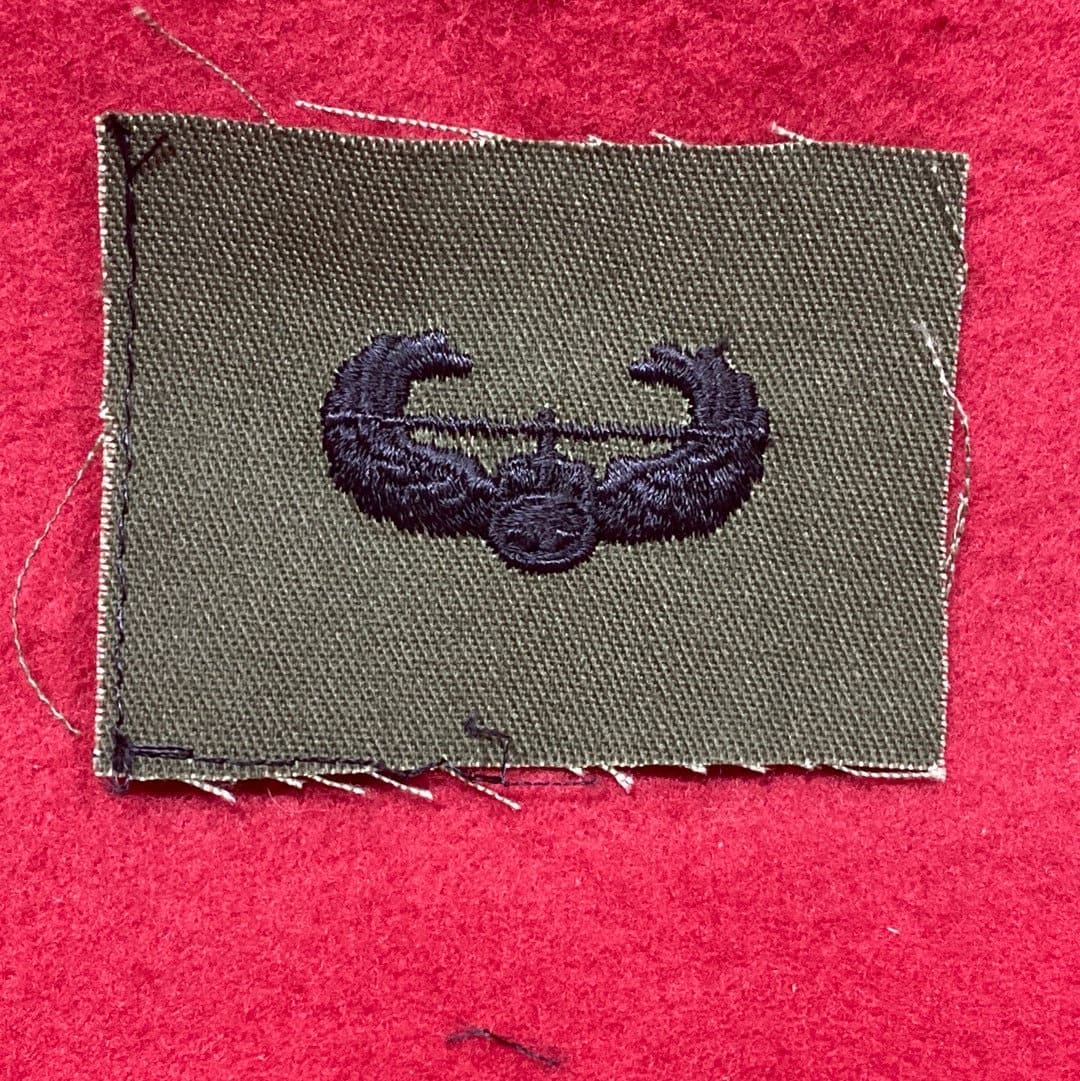 VINTAGE US Army AIR Assault Patch Sew on Subdued Od Black 04cc41 - Etsy