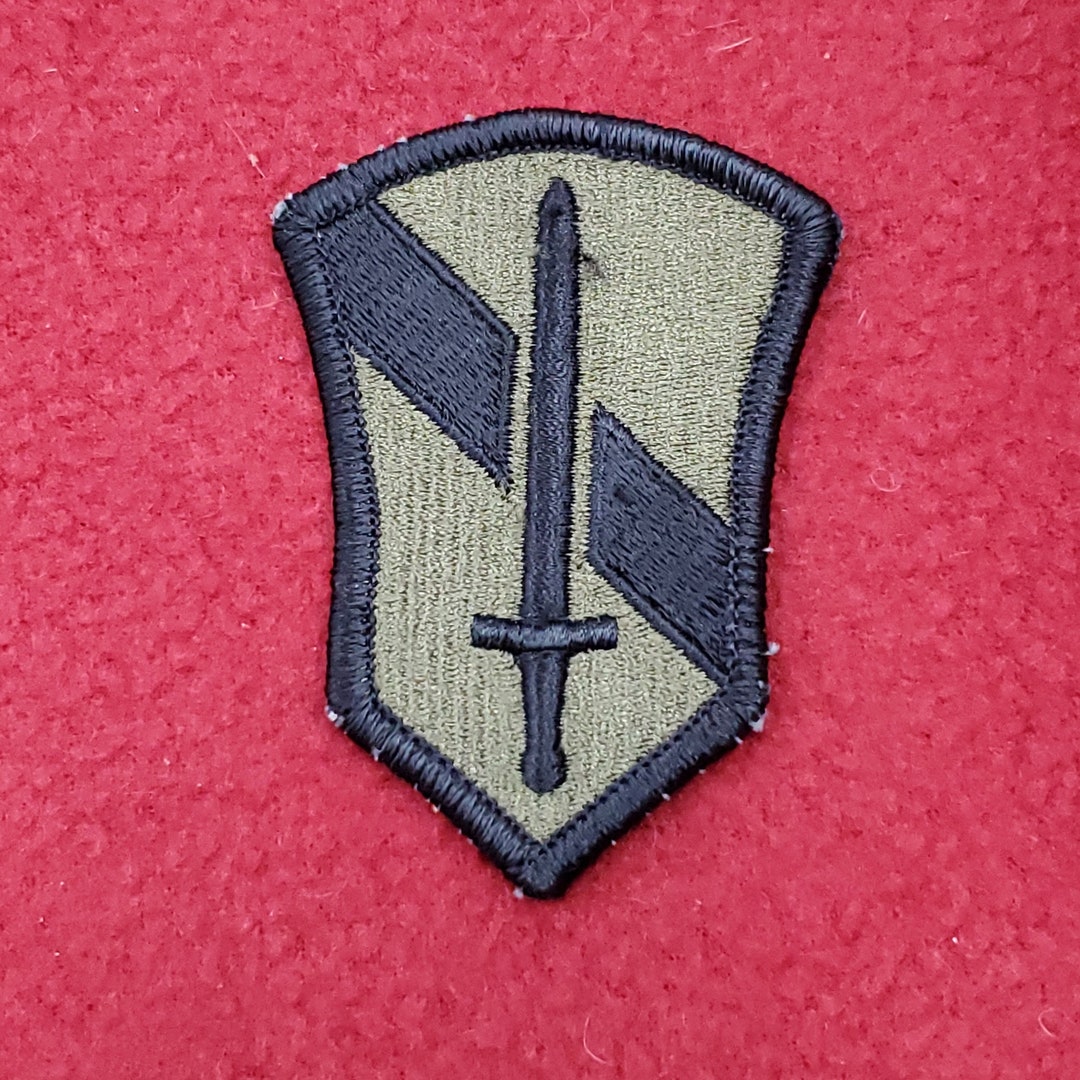 US Army 1st Field Support Command Subdued Sew on Patch Unit Insignia ...