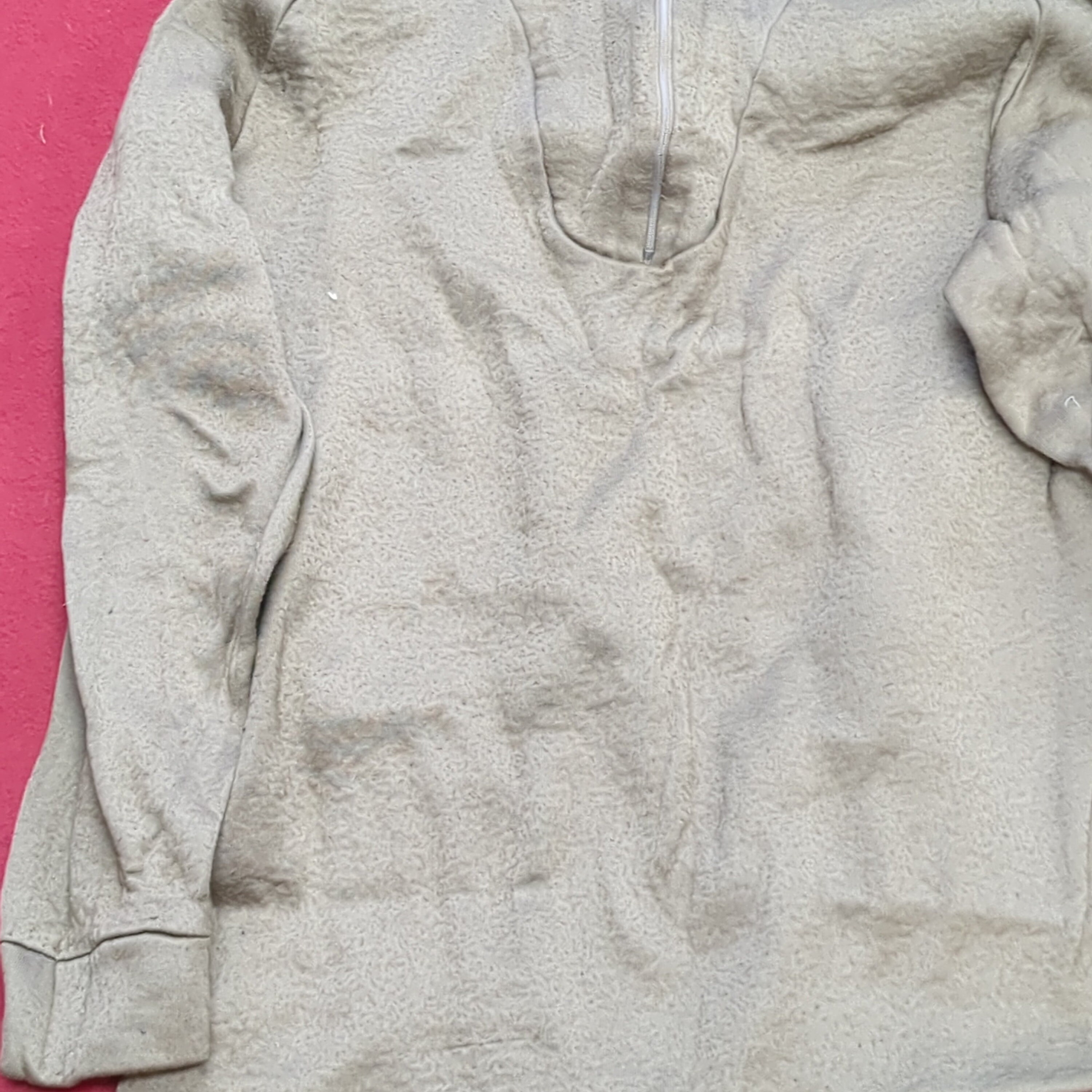 90s USGI Army Issued X-large Quarter Zip Brown Polypro Top - Etsy