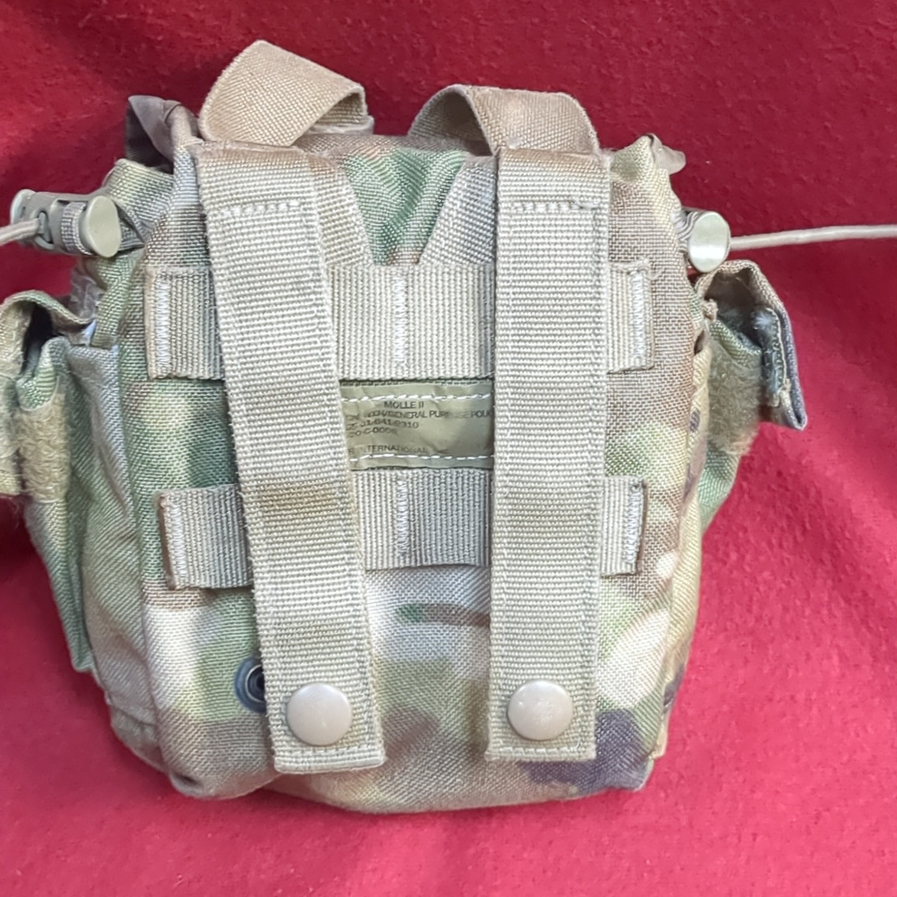 US Army OCP Camouflage Canteen Utility Molle Pouch Used 32CR-ALP10 - Etsy