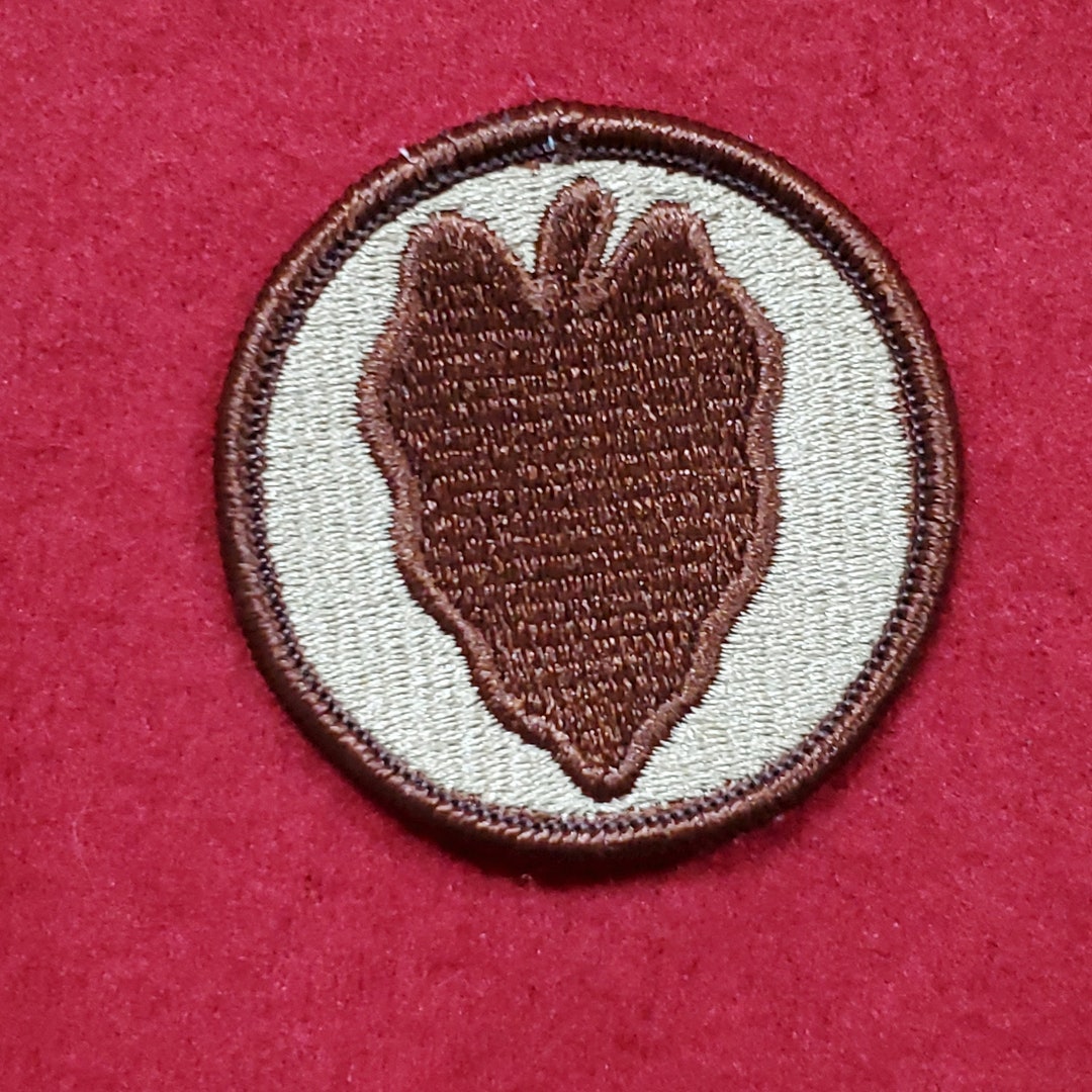 VINTAGE US Army 24TH Infantry Division Patch Sew Dcu Desert Camo 05o4 ...