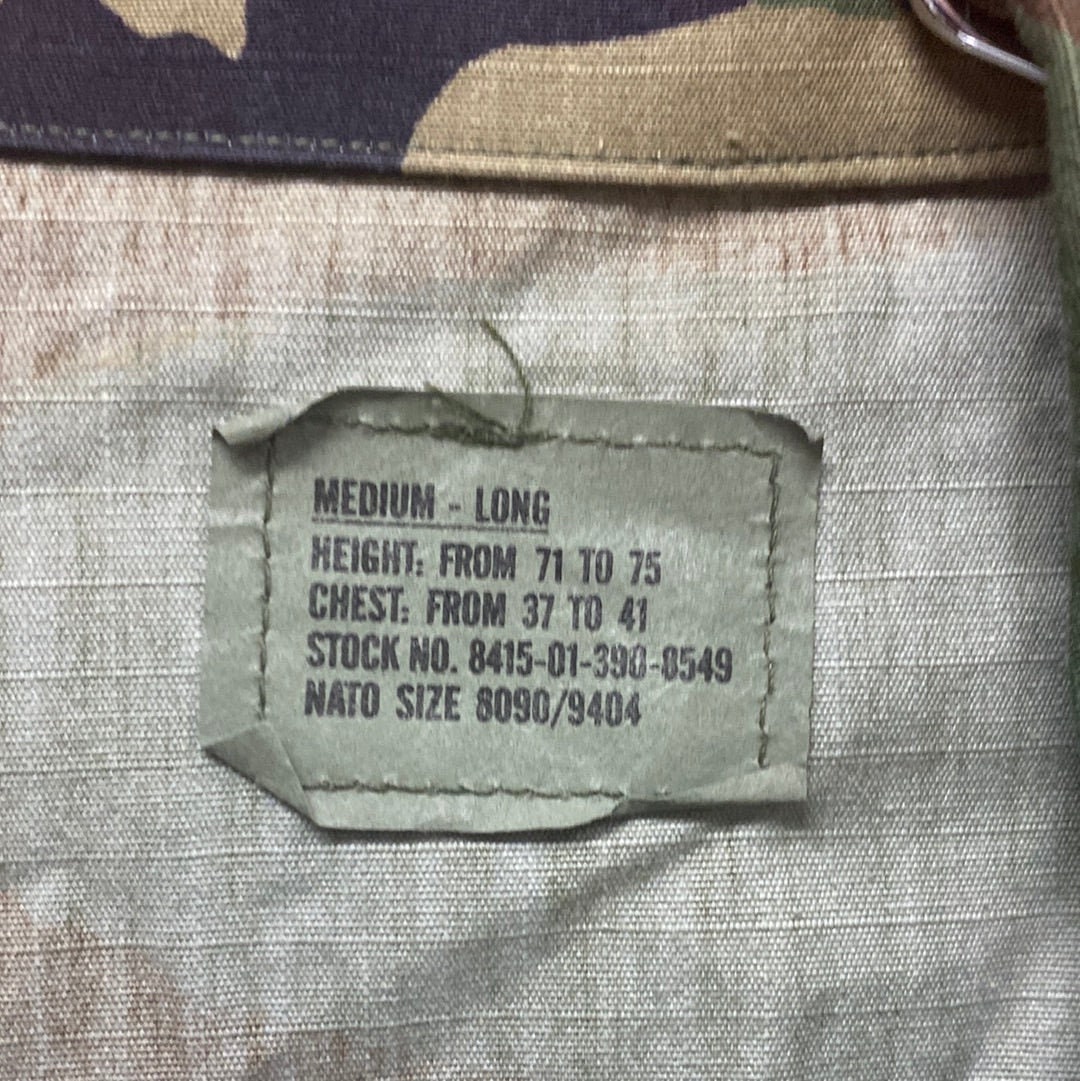 USGI US Army MEDIUM Long Uniform Top Bdu Woodland Pattern 06cc06 - Etsy
