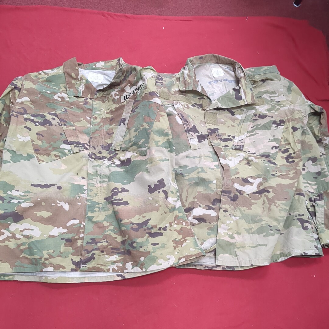 Lot of 2 Us Army Large Long Traditional Ocp Uniform Top Air Force Used ...