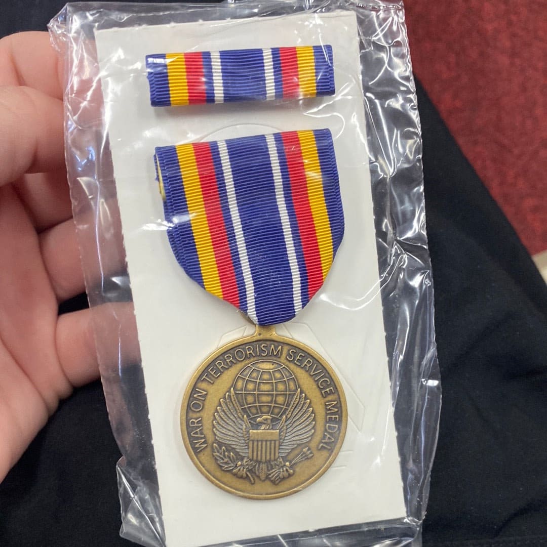 VINTAGE US Army Gwot SERVICE Medal Ribbon 07cc52 - Etsy